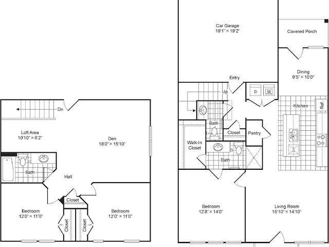 Townhomes at Bluebonnet Trail 3 Bedroom Apartment for Rent at 168 Verbena Dr, Waxahachie, TX 75165