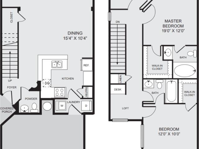 Towns of Chapel Hill 3 Bedroom Apartment for Rent at 6201 Chapel Hill Blvd, Plano, TX 75093
