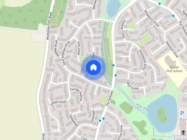 Troon Court, Perton