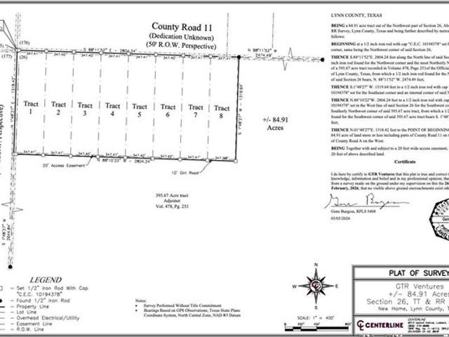 Tract 4 County Road 11, Tahoka, TX 79373