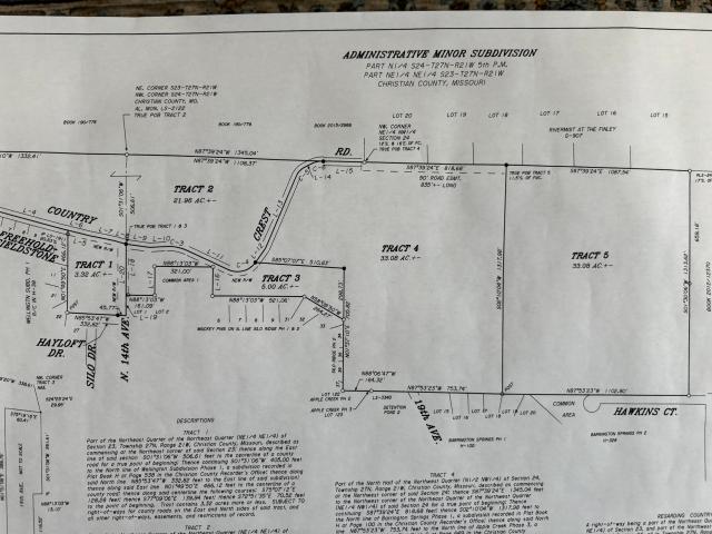 Tract 2 Country Crest Road