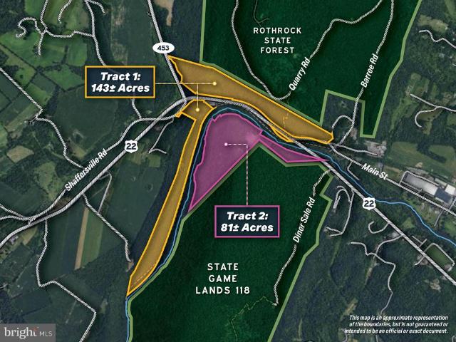 Tract 2: 80.9+/ ACRES William Penn Highway