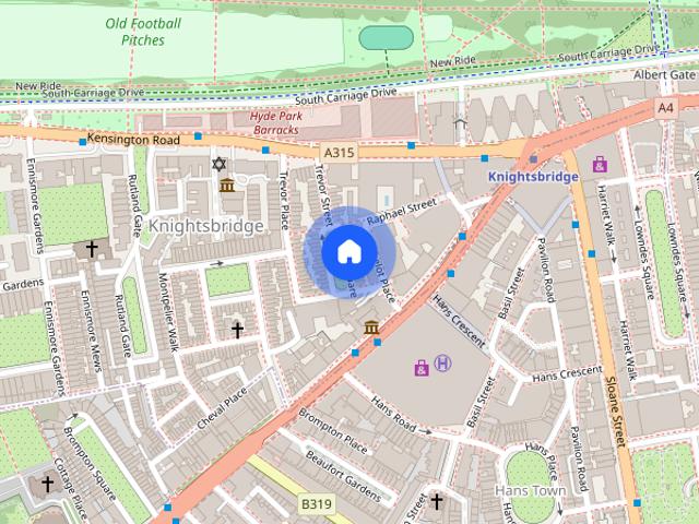 Trevor Square, Knightsbridge, London, SW7