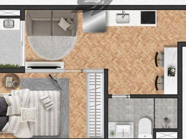 Trendfy Paulista | Construtora Azure | Lançamento | 24 metros | 01 dormitório | com varanda | sem va