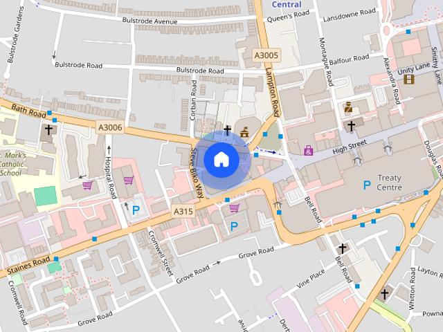 Trinity Square, Hounslow, TW3