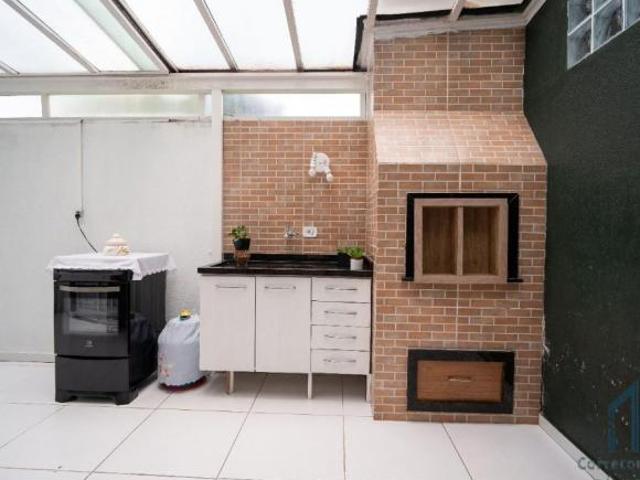 Triplex com área gourmet, churrasqueira, ático, 03 quartos c/suíte no Boqueirão em Curitiba PR