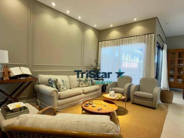 TRISTAR REALTY CA0533 IMOVEL TERREO COM ARQUITETURA PROVENÇAL EM COND. ALTO PADRAO HELVETIA PAR
