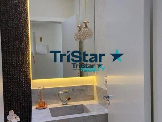 TRISTAR REALTY CA0033 CASA NOVA À VENDA COM PISCINA EM CONDOMÍNIO ALTO PADRÃO AT.362M² AC.235