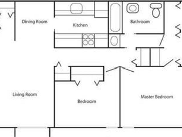 Two Bedroom One Bathroom