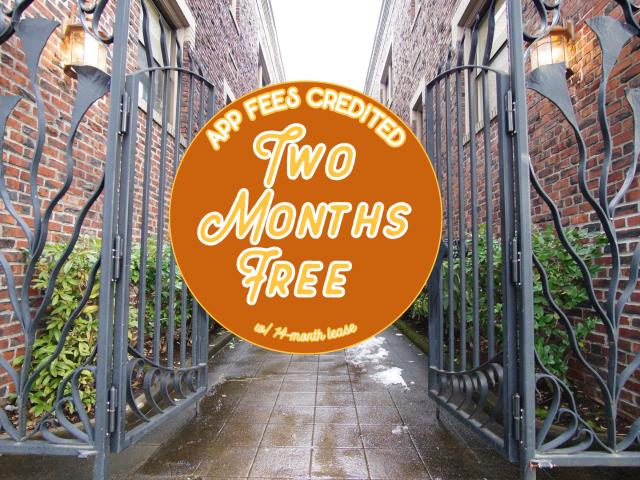 TWO MONTHS FREE! Vintage 2nd Floor Charmer w/Hardwoods, Gas Stove + Pet Friendly!