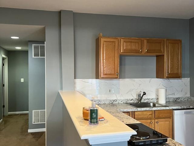 Two rooms basement apartment