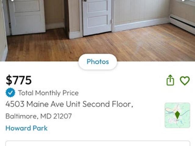 Two Rooms For $775.00