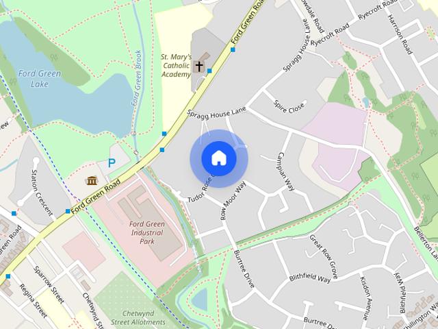 Tudor Rose Way Stoke on Trent ST6