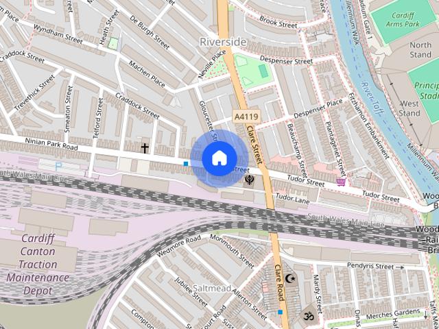 Tudor Street, Grangetown, Cardiff, South Glamorgan, CF11