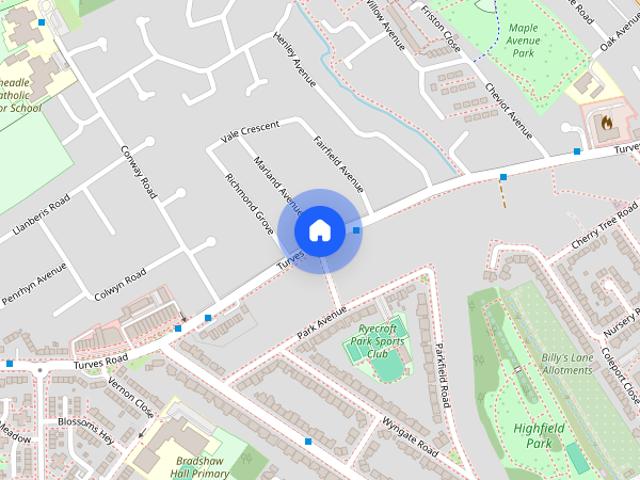 Turves Road Cheadle Hulme, Cheadle Hulme, Cheadle, Cheshire, SK8