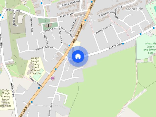 Turf Pit Lane, Moorside, Oldham, OL4