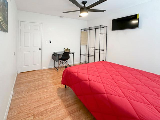 TV AND DESK IN ALL ROOMS.BUS STOP ONE BLOCK AWAY !Homey & comfortable St. Petersburg Duplex / Multiplex with Backyard