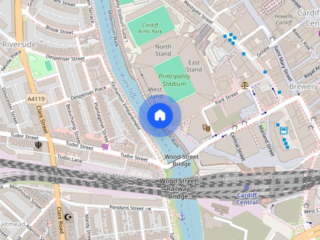 Ty Afon, Y Rhodfa Ganolog, Apt 2403, Cardiff City, CF10