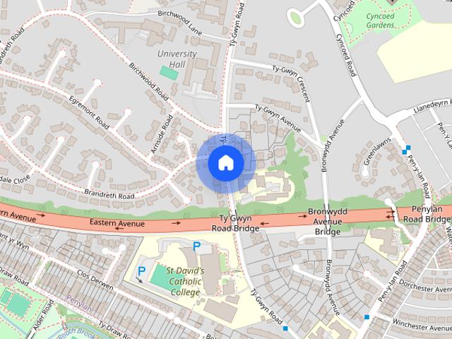 Ty Gwyn House, Ty Gwyn Road, Penylan, Cardiff