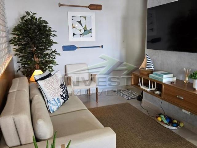 Ubatuba, Itaguá Apartamento de 2 dormitórios, mobiliado, em condomínio com piscina, próximo a praia