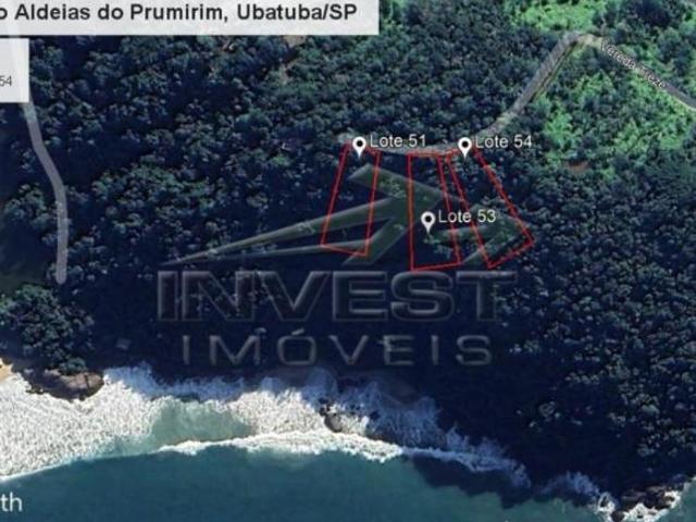 Ubatuba, Praia do Prumirim Lote de Costeira com linda Vista Mar, com estudo de Viabilidade de Lice