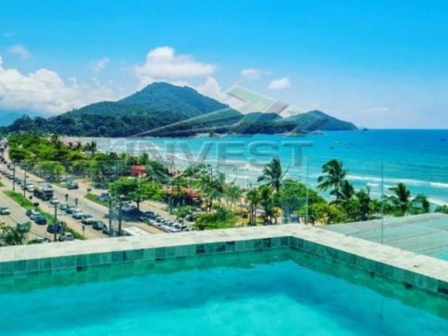 Ubatuba, Praia Grande Belíssimo apartamento com 2 suítes e 1 lavabo, e vista mar!