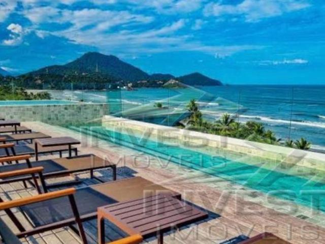 Ubatuba, Praia Grande Belíssimo apartamento frente mar, com 2 suítes, e 1 lavabo!