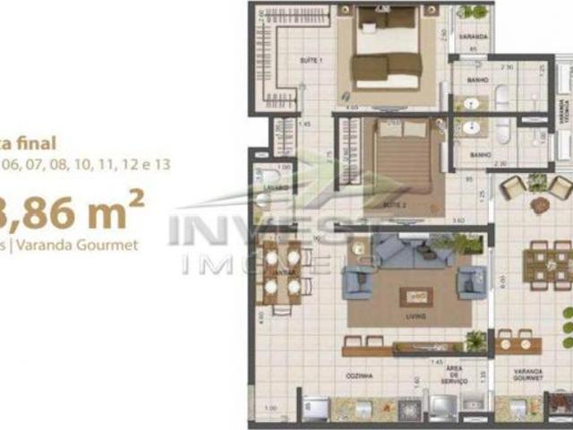 Ubatuba Toninhas, Apartamento Alto padrão, 02 suítes, 2 vagas, amplo lazer