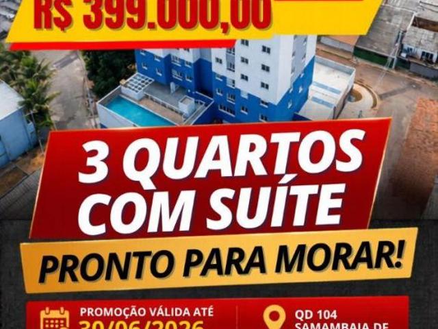 ÚLTIMAS UNIDADES PROMOCIONAIS NO RESIDENCIAL LAGOS – SAMAMBAIA