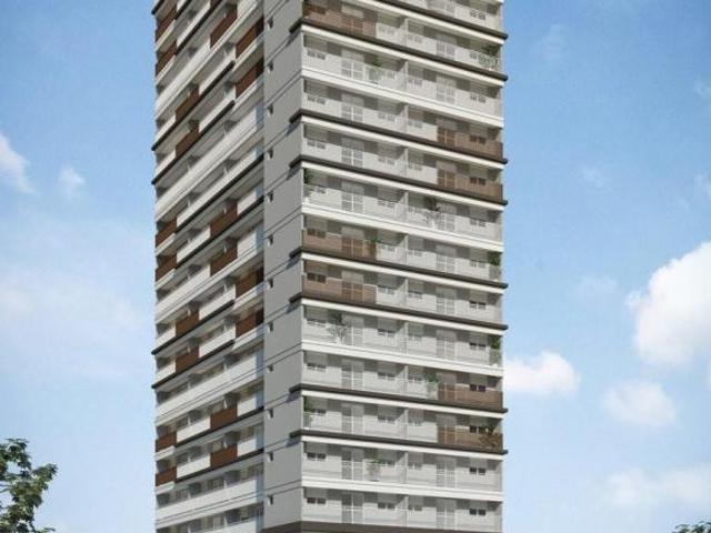 Um apartamento de 1 quarto e 1 banheiro, há 400 m do metrô Santos imigrantes. Empreendimento da Chá