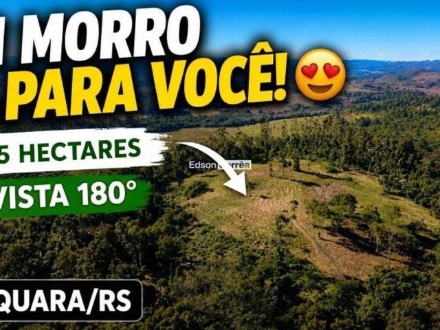 UM MORRO INTEIRO SÓ PARA VOCÊ! Chácara com 5.5 hectares por apenas R$ 260 mil