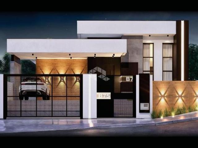 Uma casa em construção, no bairro Belvedere Farroupilha