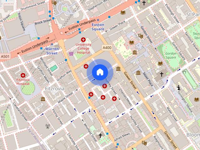University Street, Bloomsbury, London, WC1E