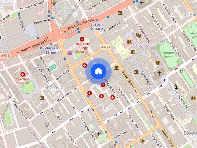 University Street, Bloomsbury, London, WC1E
