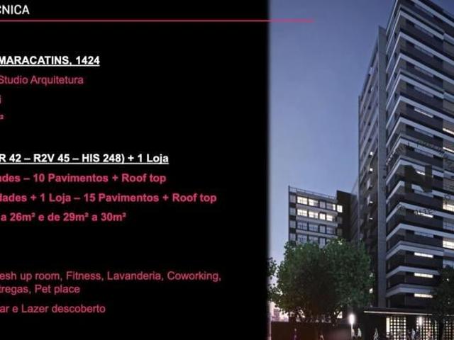unidade à venda Moema Vitacon/Housi, Alameda dos Maracatins 25 M²/ Zona Sul de São Paulo contato