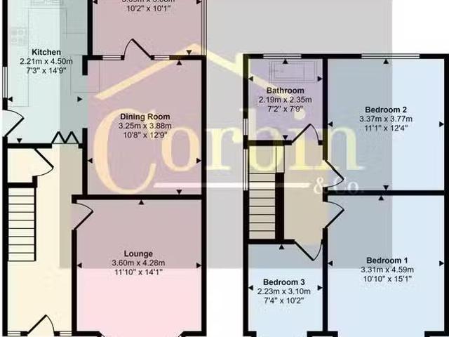 Deal! 3 bedroom detached house for rent in Priory View Road, B.