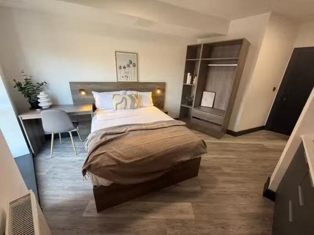 Unique 1 BA Studio flat for rent in Uttoxeter Old Road, Derby.