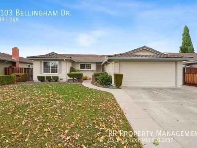Updated Home in Great San Jose Neighborhood! 1103 Bellingham Dr