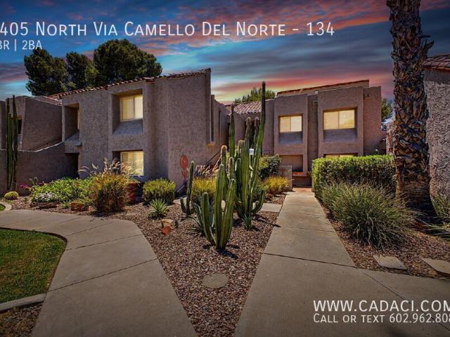 Updated 3 Bedroom Condo in Camello Vista with Two Car Garage and Resort Style Amenities
