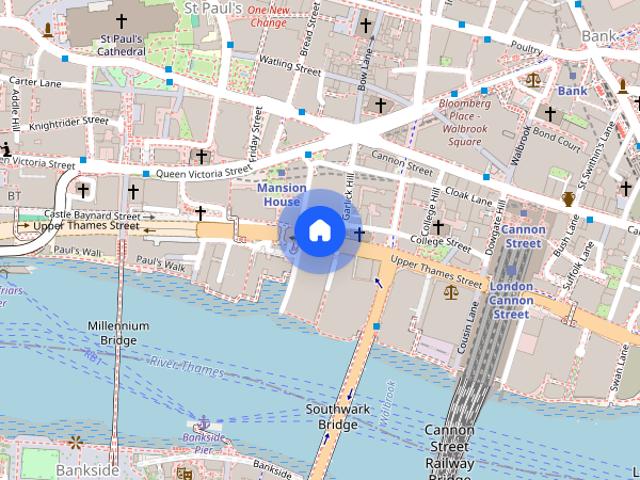 Upper Thames Street, St Paul's
