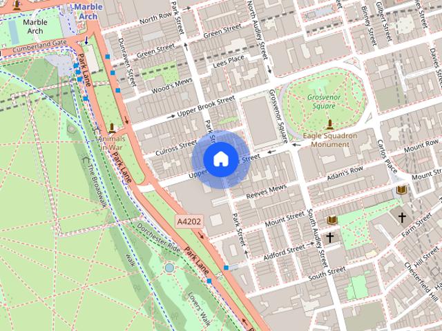 Upper Grosvenor Street, Mayfair, London, W1K