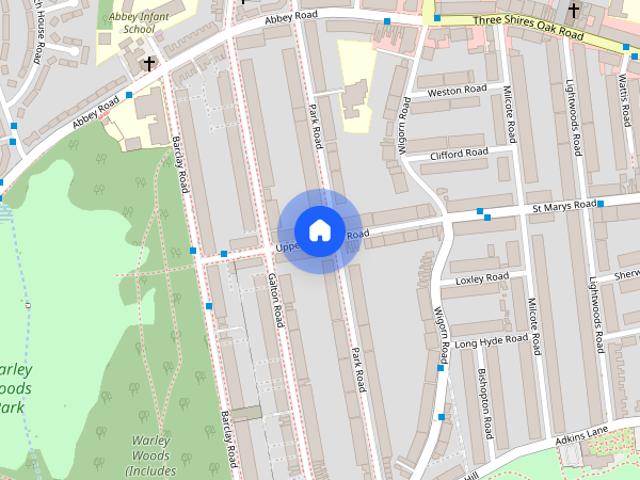 Upper St Mary's Rd, Bearwood, Birmingham, West Midlands, B67