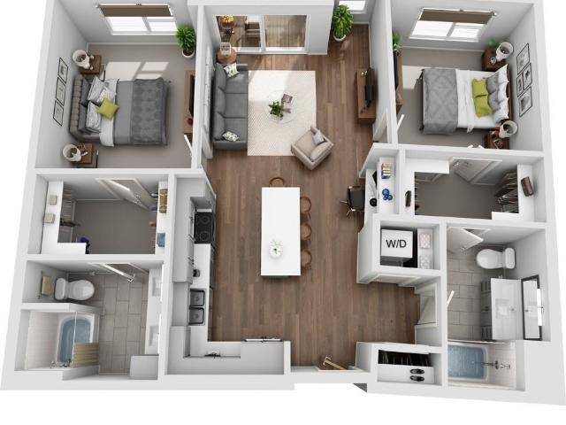 Uptown & Main 2 Bedroom Apartment for Rent at 2633 55th St S, Fargo, ND 58104