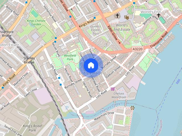 Uverdale Road, London, SW10, Lots Road, London, SW10