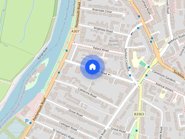 Uxbridge Road, Kingston upon Thames, KT1