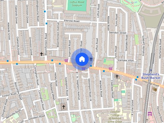 Uxbridge Road, Shepherd's Bush, London, W12
