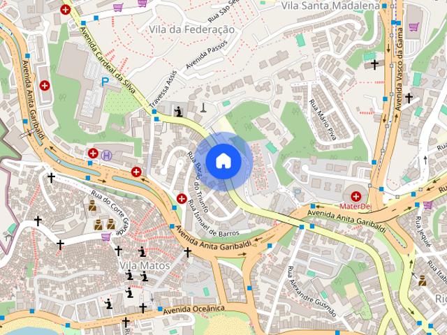 Vaga Masculina Apartamento Federação