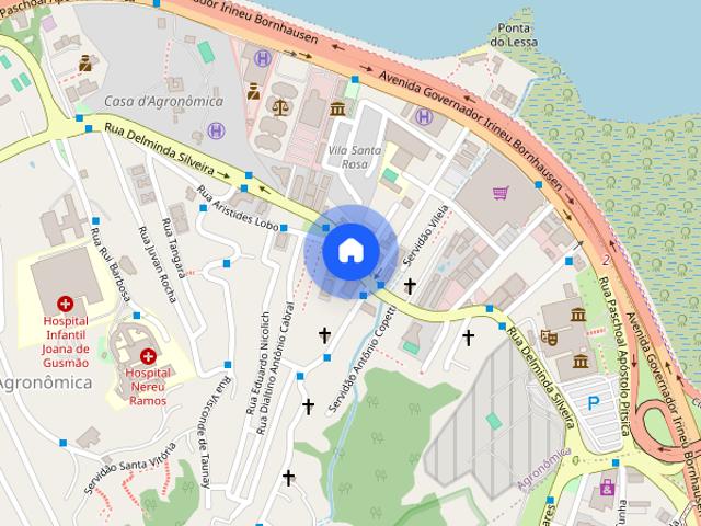 Vaga feminina em quarto e banheiro individuais