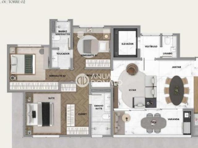 Vale do Sereno Apartamento 3 quartos à venda na Anuar Donato