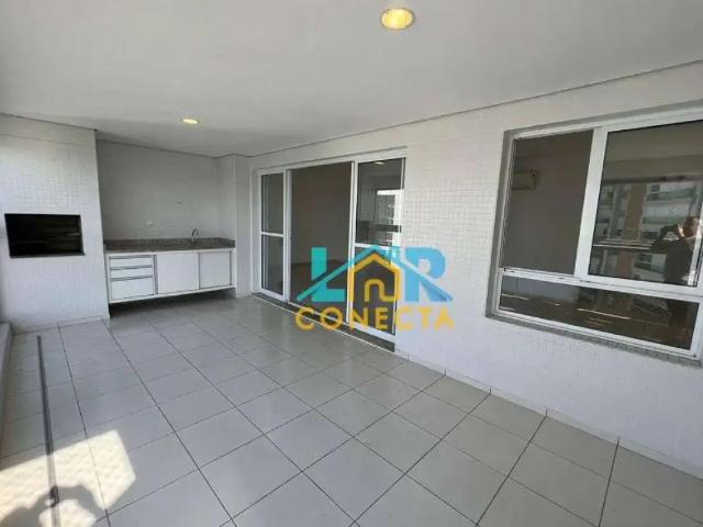Varanda gourmet e vista mar apartamento locação 3 dormitórios